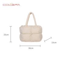 China Nylon Cotton-Filled Down Shoulder Bag Niche 2026 New Arrival Fall/Winter Large Capacity Pillow Bag Commuting Underarm Tote Bag for sale