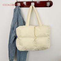 China Nylon Cotton-Filled Down Shoulder Bag Niche 2026 New Arrival Fall/Winter Large Capacity Pillow Bag Commuting Underarm Tote Bag for sale
