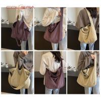 China Solid-Color Nylon Tote Bag Lightweight Versatile and Spacious Daily Commuting Bags Korean-Style Relaxed Shoulder Tote Bag for sale