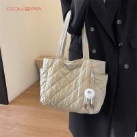 China Commuting Tote Bag 2026 Fall/Winter New Style Shoulder Bag Korean Style Cotton-Filled Soft Handle Tote Handbags for Women for sale
