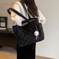 China Commuting Tote Bag 2026 Fall/Winter New Style Shoulder Bag Korean Style Cotton-Filled Soft Handle Tote Handbags for Women for sale