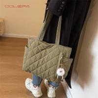China Commuting Tote Bag 2026 Fall/Winter New Style Shoulder Bag Korean Style Cotton-Filled Soft Handle Tote Handbags for Women for sale