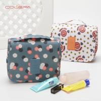 China Colefa Korean-Style Oxford Multi-Functional Travel Toiletry Hanging Hook Bag Convenient Unisex Storage Waterproof Travel Cosmetic Bag for sale