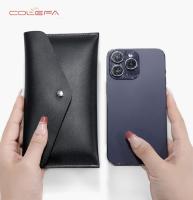 China Colefa Korean Style New Arrival PU Leather Long Wallet for Women Ultra-Thin Minimalist Casual Coin Holds Phone Soft Bag Clutch for sale