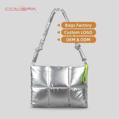 China Nylon+Cotton-Filled Laptop Bags for Women 15.6-inch Laptop Case Niche Single-Shoulder Crossbody 11-inch iPad Tablet Inner Pouch for sale