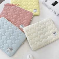 China Customized Korean Cute Cloud Embroidery Pad Tablet Case 11/13/15-inch Laptop Storage Bags Polyester Made Lightweight with LOGO for sale