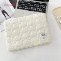China Customized Korean Cute Cloud Embroidery Pad Tablet Case 11/13/15-inch Laptop Storage Bags Polyester Made Lightweight with LOGO for sale