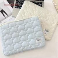 China Customized Korean Cute Cloud Embroidery Pad Tablet Case 11/13/15-inch Laptop Storage Bags Polyester Made Lightweight with LOGO for sale