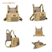China Custom Oxford Outdoor Sports Chest Bag Men's Vest Bag Multi-Functional Large Capacity Camo Trendy Casual Vest Chest Bags for sale