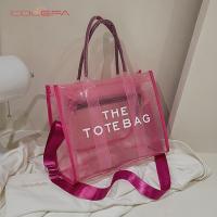 China Spring 2026 PVC Clear Jelly Crossbody Bag Large Capacity Handled for Women New Fashionable Bag Versatile Shoulder Crossbody Bags for sale