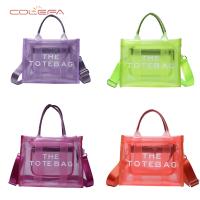 China Spring 2026 PVC Clear Jelly Crossbody Bag Large Capacity Handled for Women New Fashionable Bag Versatile Shoulder Crossbody Bags for sale