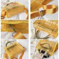 China Spring 2026 PVC Clear Jelly Crossbody Bag Large Capacity Handled for Women New Fashionable Bag Versatile Shoulder Crossbody Bags for sale