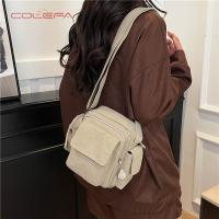 China Nylon Multi-Pocket Minimalist Bag for Women Lightweight Compact Square Bag Large Capacity Casual Travel Versatile Crossbody Bag for sale