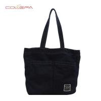 China New Denim Tote Bag Korean Style Shoulder Tote Bags Customized Vintage Bohemian Women's Large Capacity Bag with Logo for sale