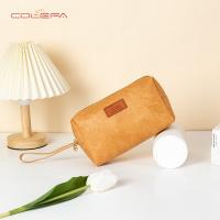 China DuPont Paper Handheld Cosmetic Bag Retro Travel Tyvek Paper Waterproof Portable Washable Paper Toiletry Makeup Organizer Bags for sale