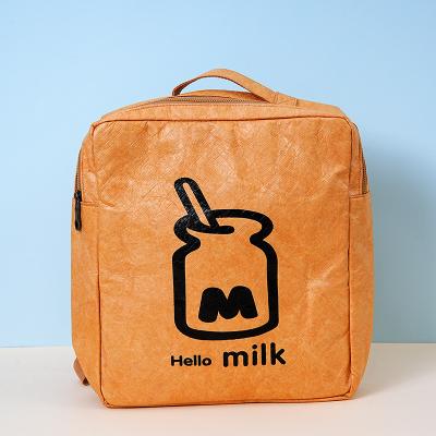 China DuPont Paper Backpack Customization Training Tyvek Paper Made Custom LOGO Backpacks Summer Camp Backpacks Wholesales for sale
