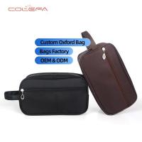 China Customized Premium Makeup Bag Outdoor Large Capacity Storage Tote Oxford Made Portable Travel & Daily Men's Toiletry Bag for sale