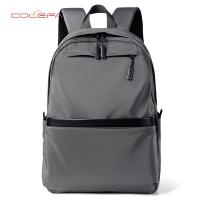 China Men's Business Polyester Backpack Large Capacity Laptop Black Portable Backpack Lightweight Soft Backpack Wholesale with Custom LOGO for sale
