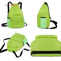 China Custom 600D Oxford Best-Selling Drawstring Backpack Waterproof Foldable Portable Sports Outdoor Mini Backpack Daily Storage Bags for sale