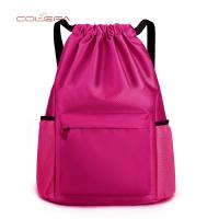 China Custom 600D Oxford Best-Selling Drawstring Backpack Waterproof Foldable Portable Sports Outdoor Mini Backpack Daily Storage Bags for sale