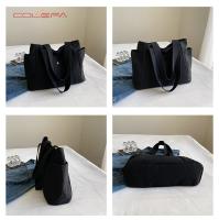 China Large Capacity Tote Canvas Bag Work & Outings Stylish Commuting Versatile Literary Student Style Book-Carrying Shoulder Bags for sale