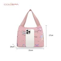 China Women's Small Handbag Oxford Waterproof Lunch Bag Phone Case Mom's Grocery Bag Lightweight Trendy Special Printing with LOGO for sale