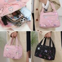 China Women's Small Handbag Oxford Waterproof Lunch Bag Phone Case Mom's Grocery Bag Lightweight Trendy Special Printing with LOGO for sale