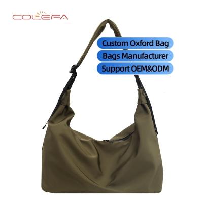 China Custom Large-Capacity Casual Oxford Crossbody Bag Work Commuting Bag Sports Fashion Versatile Shoulder Crossbody Tote Bags for sale