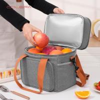 China Customizable Double-Layer Insulated Bag Oxford Portable Bags Large Capacity Picnic Lunch Box Bag Wholesale with LOGO for sale