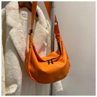 China Women's 2026 New Fall/Winter Trendy Bag Korean-Style Large Capacity Crossbody Bag Casual Lightweight Oxford Dumpling Shaped Bags for sale