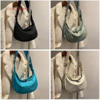 China Women's 2026 New Fall/Winter Trendy Bag Korean-Style Large Capacity Crossbody Bag Casual Lightweight Oxford Dumpling Shaped Bags for sale