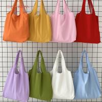 China Blank Canvas Tote Bag with Custom Logo Printing Colored Canvas Tote Bag Single-Shoulder Shopping Bag Eco-Friendly Wholesale for sale