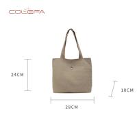 China Customized Casual Lightweight Minimalist Nylon Bag New Women's Tote Bag Simple Mini Versatile Handheld Book Storage Bag for sale
