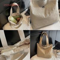 China Customized Casual Lightweight Minimalist Nylon Bag New Women's Tote Bag Simple Mini Versatile Handheld Book Storage Bag for sale