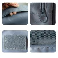 China New Korean-Style Travel Makeup Bag Large Capacity Hook-On Oxford Toiletry Pouch Foldable Storage Bag Convenient Handheld Carry Bags for sale
