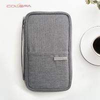 China Large Capacity Passport Holder European American Style Multi-Functional Oxford Cationic Travel Waterproof ID Card Bag Wholesale for sale