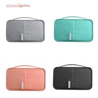 China Large Capacity Passport Holder European American Style Multi-Functional Oxford Cationic Travel Waterproof ID Card Bag Wholesale for sale