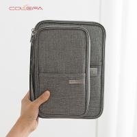 China Large Capacity Passport Holder European American Style Multi-Functional Oxford Cationic Travel Waterproof ID Card Bag Wholesale for sale