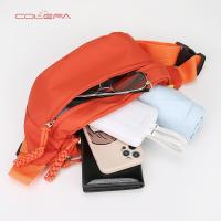 China Nylon Casual Minimalist Chest Bag Orange Trendy 2026 New Style Sports Waist Bag Unisex Commuting Outing Versatile Shoulder Bag for sale