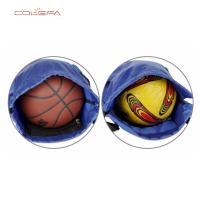 China Oxford Made Soccer/Basketball Large Capacity Outdoor Drawstring Backpack for Sports Training & Fitness Factory Direct with LOGO for sale