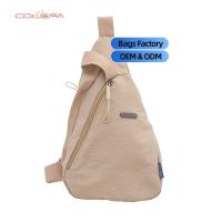 China Nylon Triangle-Shaped Chest Waist Bag Fashion Sports 2026 Lightweight Women's Bag New Korean Style Single-Strap Crossbody Bag for sale