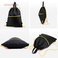 China Oxford Portable Drawstring Backpack Waterproof Drawstring Pouch Unisex Sports Fitness Bag Large Capacity Travel Backpack Logo for sale