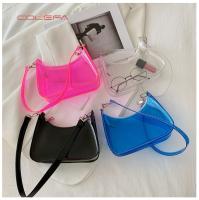 China PVC Clear Bag for Women 2026 Summer New Arrival Trendy Korean Style Fashion Jelly Bag Influencer-Favorite Chic Shoulder Tote Bag for sale