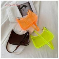 China PVC Clear Bag for Women 2026 Summer New Arrival Trendy Korean Style Fashion Jelly Bag Influencer-Favorite Chic Shoulder Tote Bag for sale