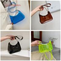 China PVC Clear Bag for Women 2026 Summer New Arrival Trendy Korean Style Fashion Jelly Bag Influencer-Favorite Chic Shoulder Tote Bag for sale