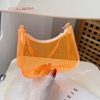 China PVC Clear Bag for Women 2026 Summer New Arrival Trendy Korean Style Fashion Jelly Bag Influencer-Favorite Chic Shoulder Tote Bag for sale