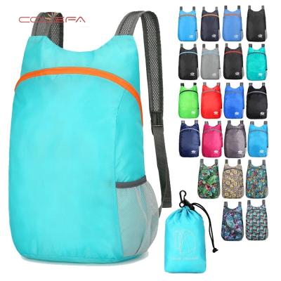 China Outdoor Backpack for Sports Cycling Outings Marathon Runs Polyester Lightweight Foldable Pack Multifunctional Hiking Backpack for sale