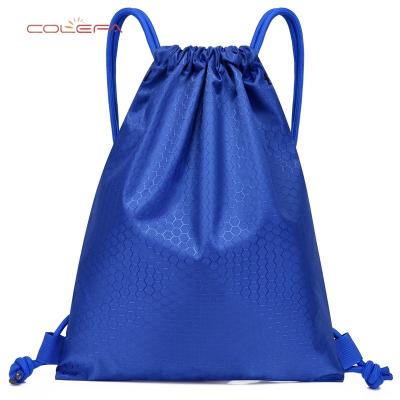 China Colefa High Quality Outdoor Sports Waterproof Oxford Cloth Drawstring Backpack Basketball Storage Bag with Custom Printed Logo for sale