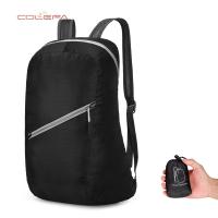 China New Outdoor Foldable Skin Nylon Made Bag Super Lightweight Portable Backpack Travel Unisex Sports Storage Backpack with LOGO for sale