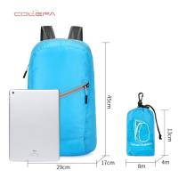 China New Outdoor Foldable Skin Nylon Made Bag Super Lightweight Portable Backpack Travel Unisex Sports Storage Backpack with LOGO for sale